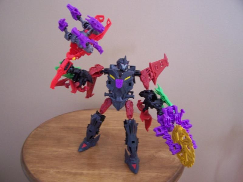 Beast Hunters Construct-Bots (Optimus Prime, Bumblebee, Unicron Megatron, Starscream) | TFW2005 ...