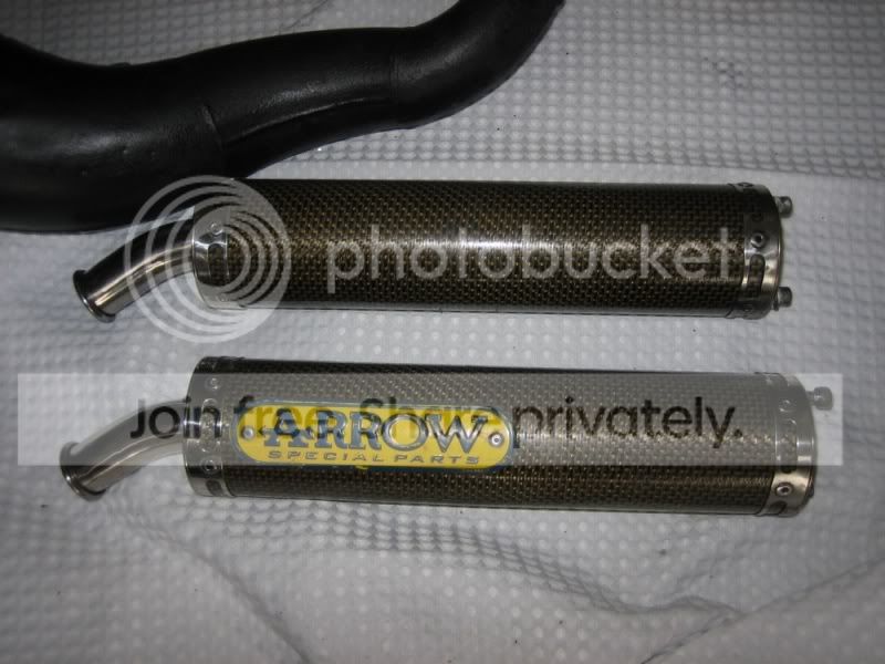 Arrow Expansion Chambers And End Cans For Sale