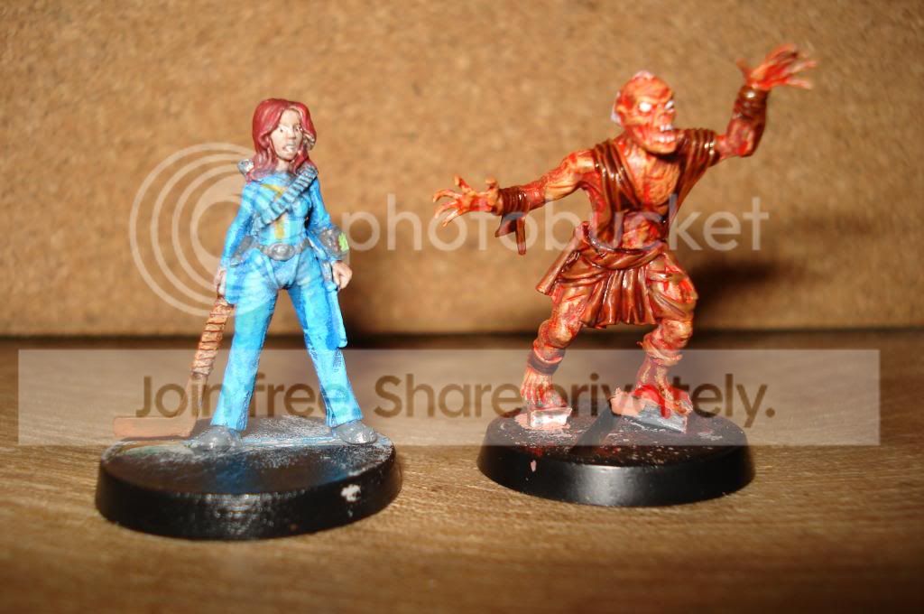 Painted bits (Zombies & Fallout)