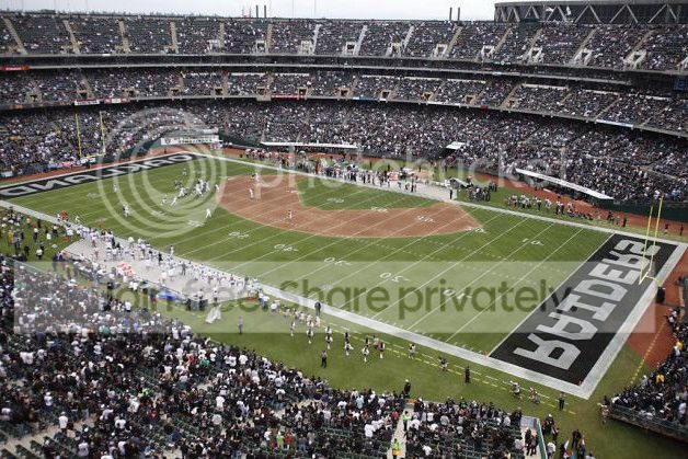 Oakland Raiders field. - FootballIdiot